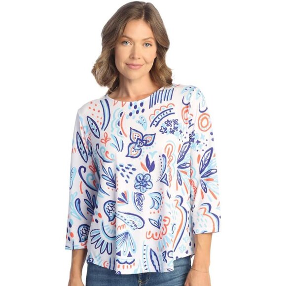 Jess& Jane | Tops | Jess Jane Softtouch 34 Sleeve Top Viva Nwt | Poshmark